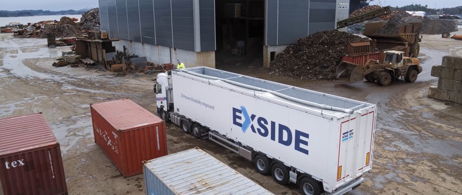 Knapen Trailers Exside, il piano mobile accessibile lateralmente | Vado e Torno Web