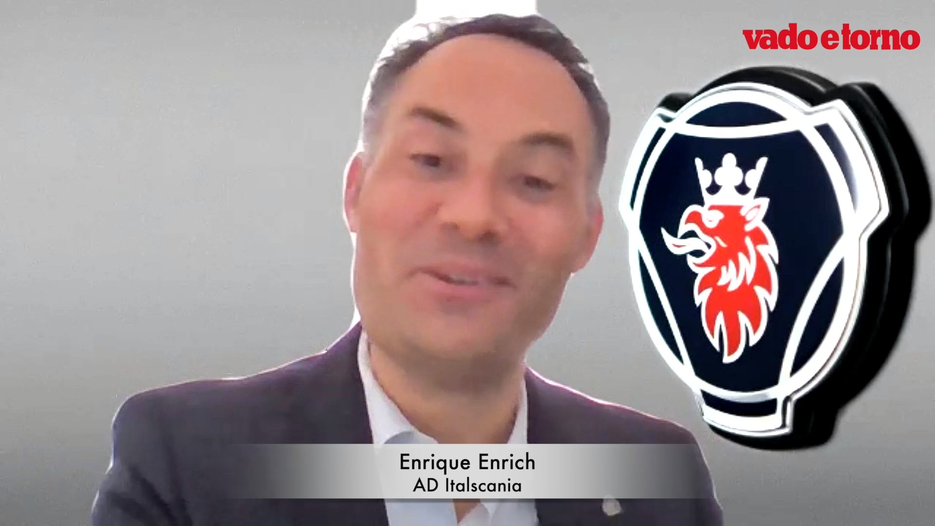 Le strategie di Scania: il video dell'intervista a Enrique Enrich