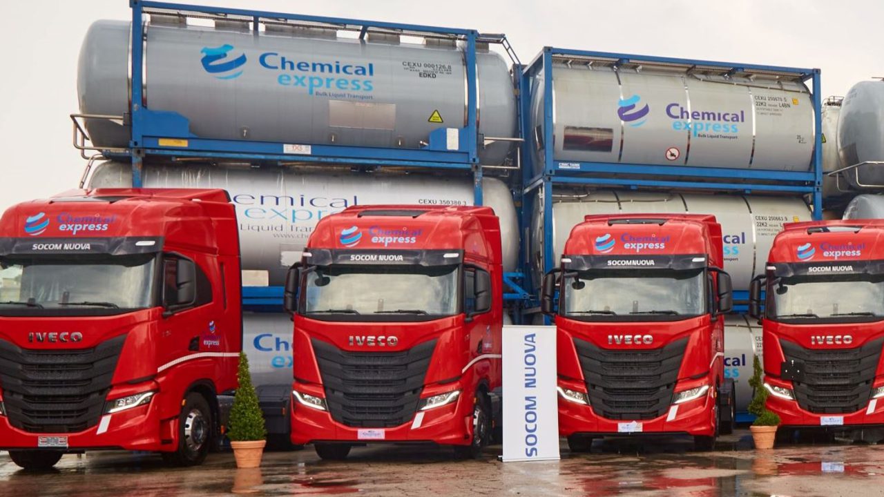 Chemical Express, consegnati 15 IVECO S-Way per potenziare trasporti