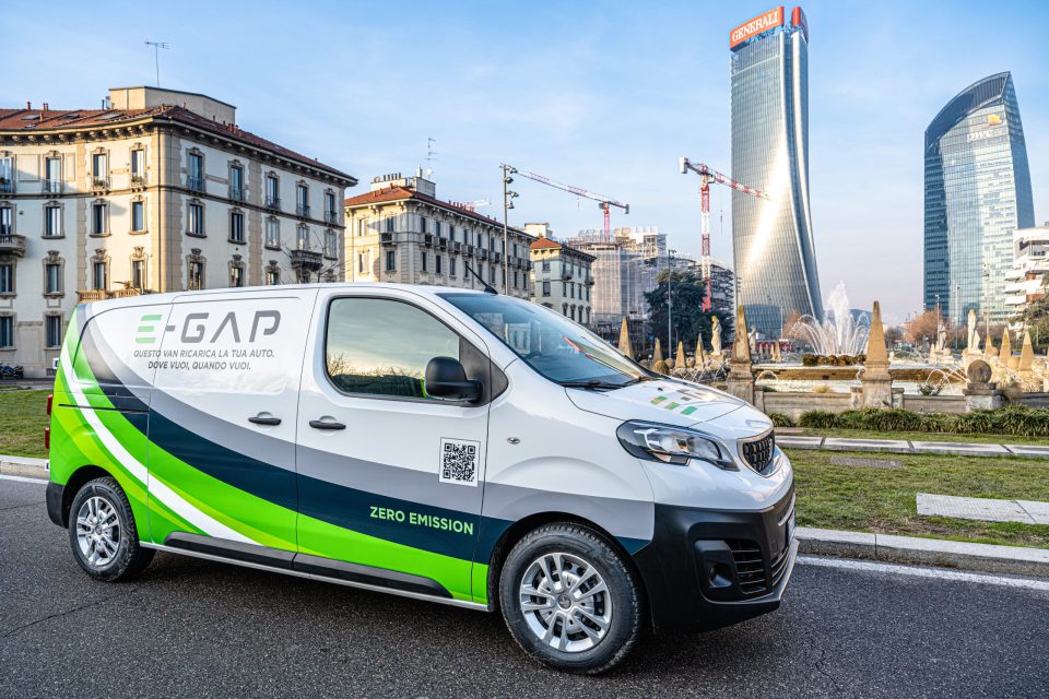 Ricarica on demand: E-Gap aderisce a Motus-E (e amplia la sua flotta di van elettrici)