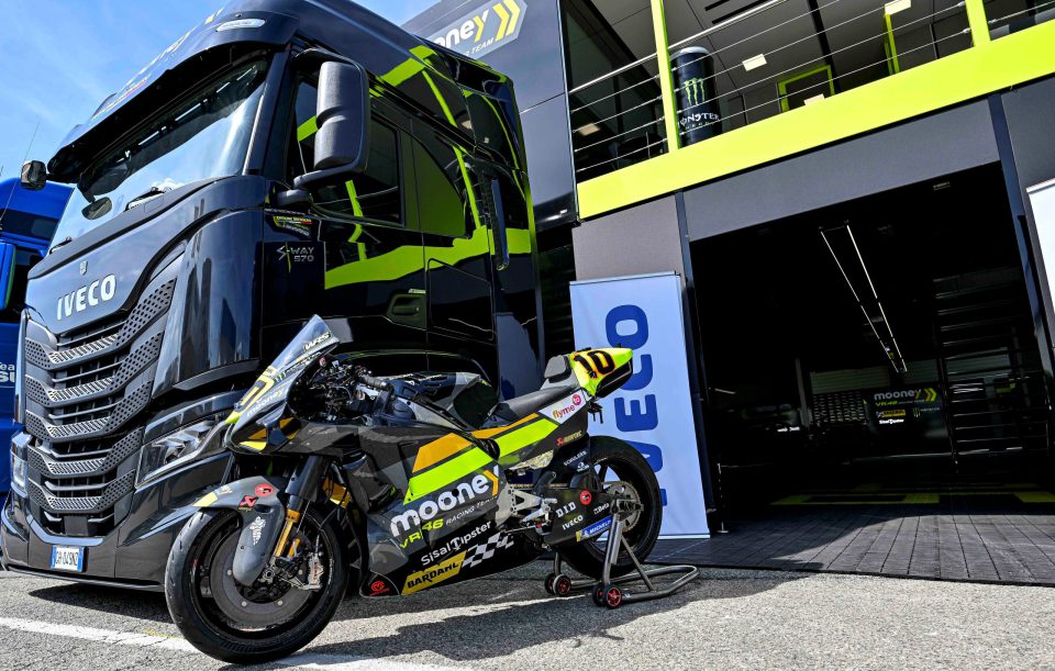 Moto GP, IVECO fornirà i truck al team Mooney VR46 per i prossimi 4 anni