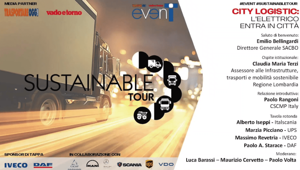 Il video della quarta tappa del Sustainable Tour 2022. Si parla di mobilità elettrica in città ...