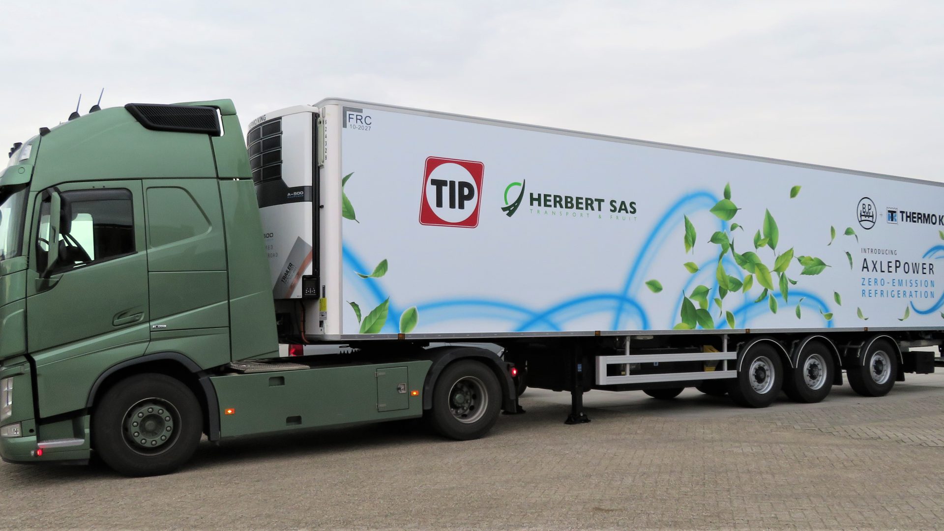 Trailer refrigerati a basse emissioni: TIP mette alla prova l'AxlePower ...