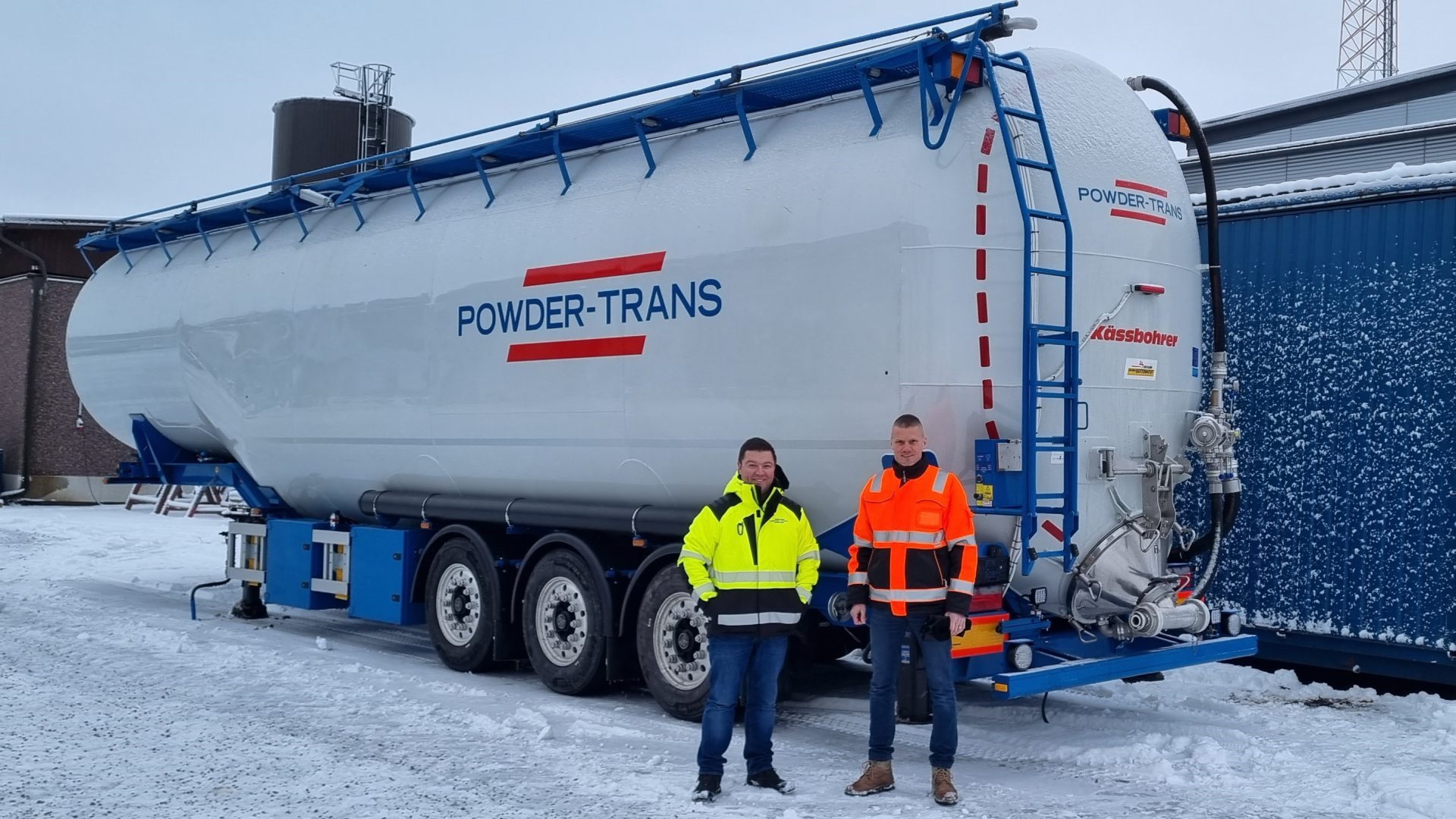 Il silo ribaltabile K.SSK 90 di Kässbohrer all'operatore scandinavo Powder-Trans