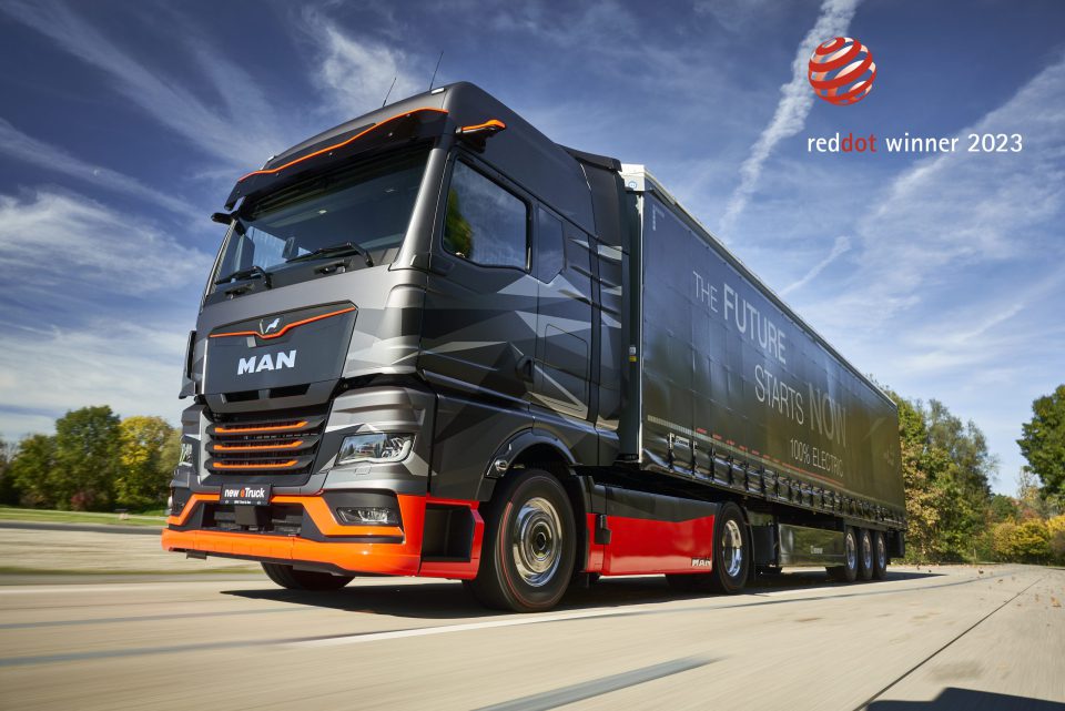 Camion elettrici, l'eTruck di MAN (in arrivo nel 2024) premiato per il ...