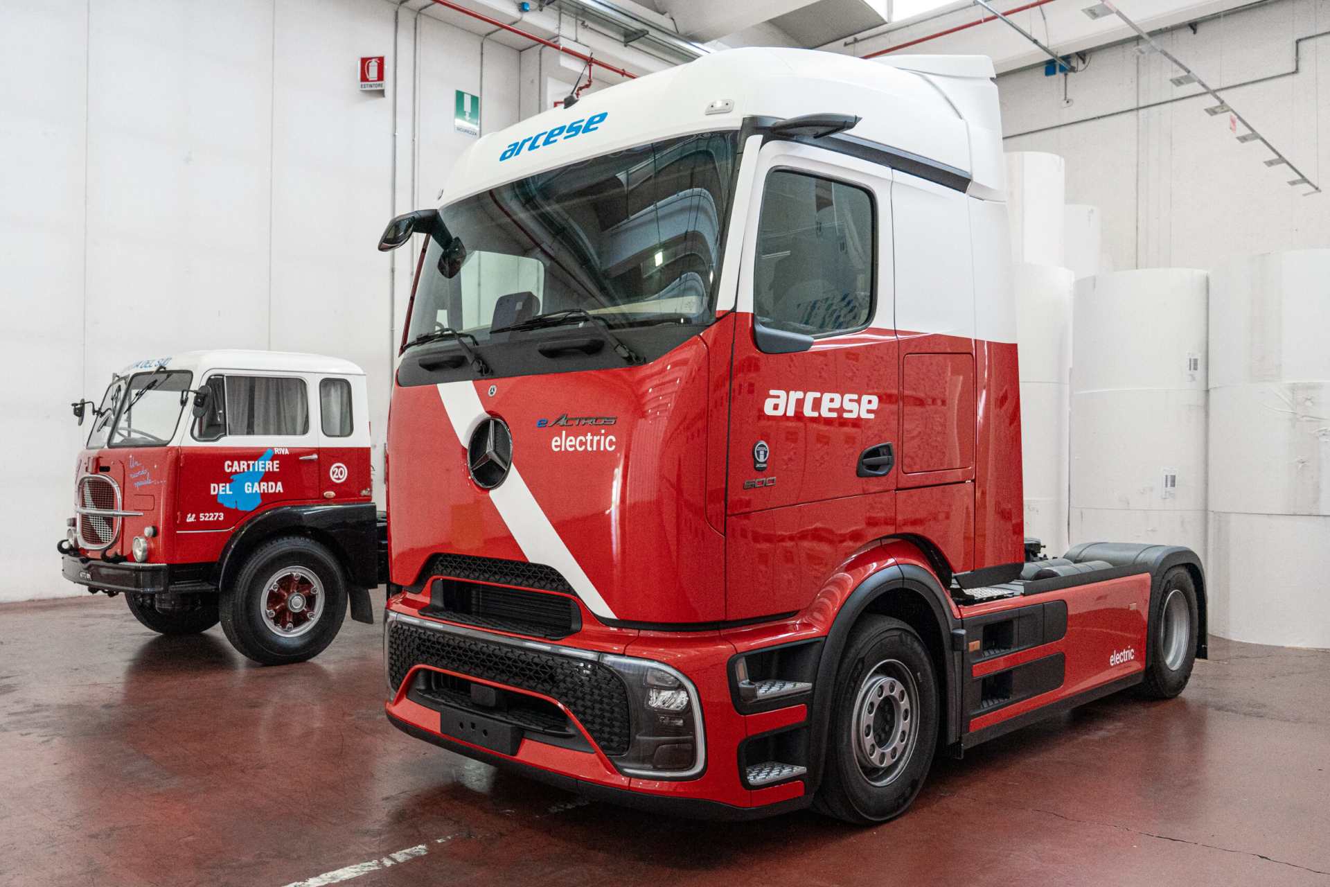 Cionsegnato ad Arcese un Mercedes eActros 600