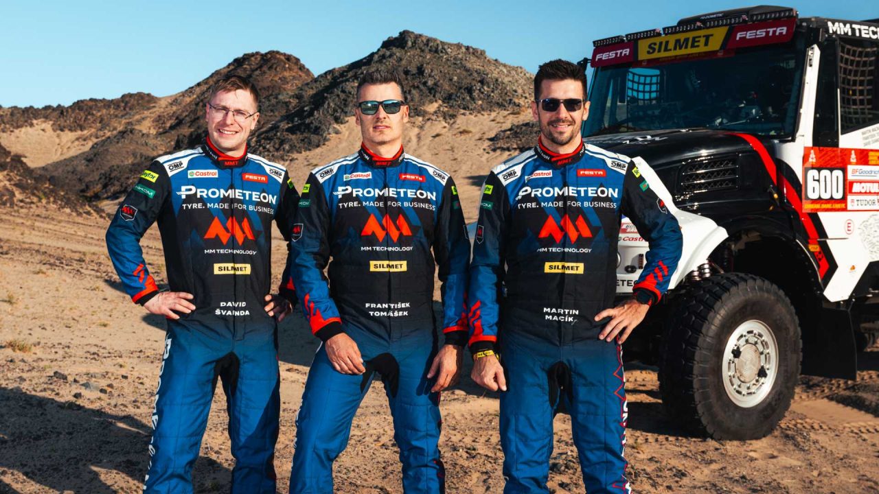 Prometeon alla Dakar 2026 con i pneumatici Serie 02